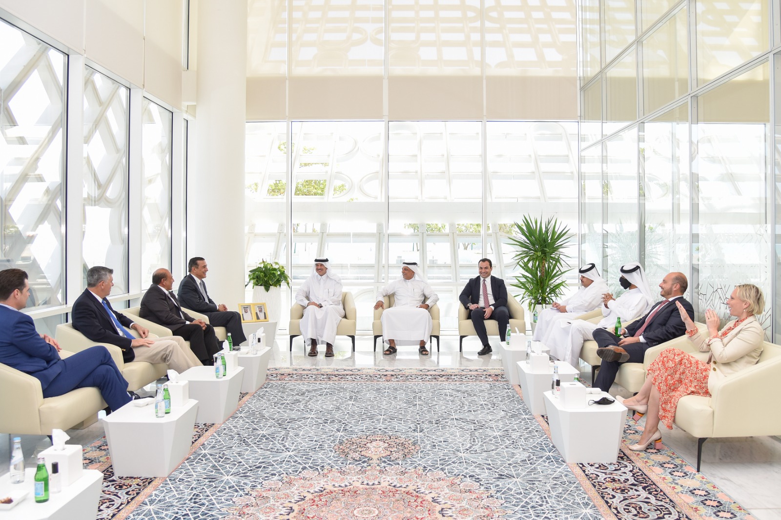 US Congress Delegation Discusses Bilateral Cooperation with QFZ - Qatar ...